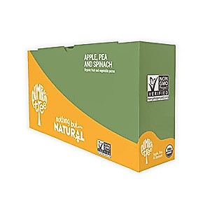 Peter Rabbit Organics, Pea, Spinach and Apple Puree, 4.4-Ounce Pouches (Pack of 10)