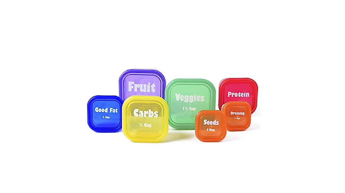 Portion Control Containers Deluxe Kit - 14-Piece Meal Prep System