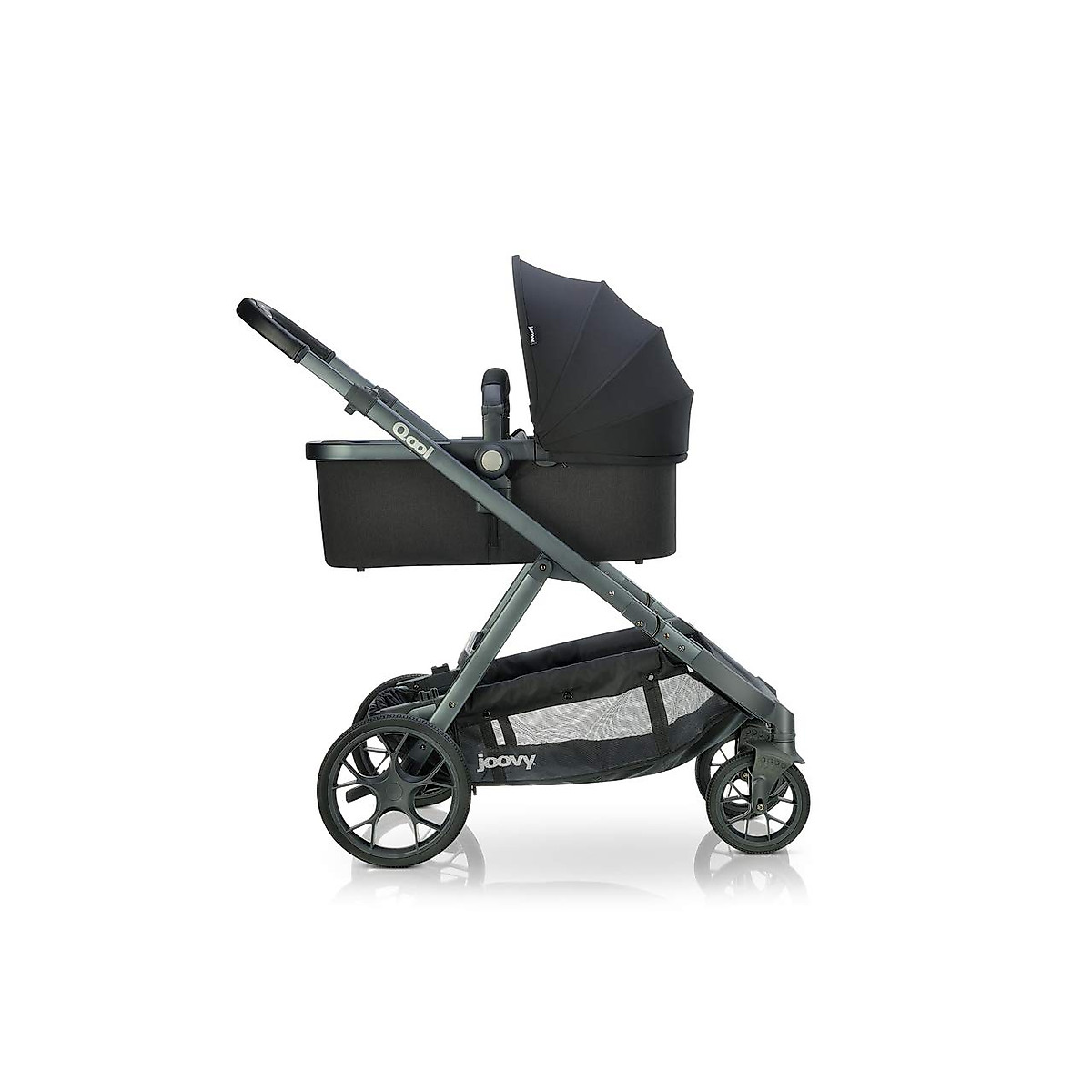Joovy Portable Stroller Bassinet with Zip Closure, UPF 50 Sun Canopy - Compatible Qool and Caboose RS Strollers (Adapters Sold Separately)