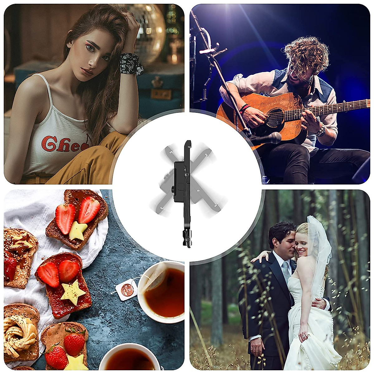 GVM RGB Photography Lighting Kits with 2 Softboxes, 680RS 50W Studio Lights with Bluetooth Control, 2 Packs Video Light with 18 Lighting Scenes, led Panel Lights for Video Recording, 8500lux/0.5m