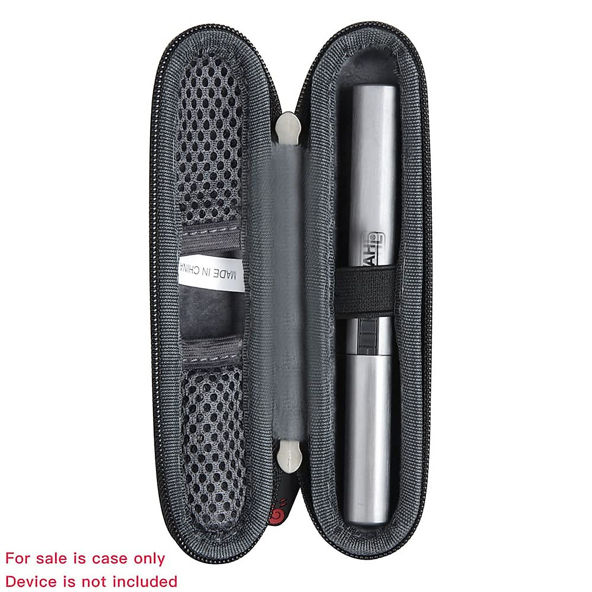 Hermitshell Travel Case for Wahl Micro Groomsman Personal Pen Trimmer - Model 5640-600 (Only Case)（Black）