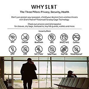 Silent Pocket RFID Blocking Leather Clutch Handbag Perfect For Protecting Credit Card Data And Preventing Identity Theft