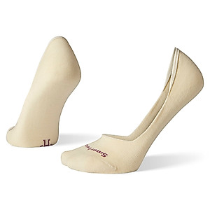 Smartwool Women's Everyday Secret Sleuth No Show Socks, Natural, Large