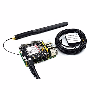 Ingcool 4G / 3G / GNSS HAT Compatible with Raspberry Pi 4B/3B+/3B/2B/Zero/Zero W/Zero WH,Jetson Nano Based on SIM7600A-H 4G Support LTE CAT4 for Downlink Data Transfer,4G Connection etc