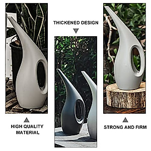 DOITOOL 2pcs Watering Can Plastic Plant Watering Pot Garden Watering Jug Long Spout Water Can for Succulent Bonsai Garden Flower 1. 5L