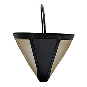 Blendin Reusable #4 Cone Style Gold Stainless Steel Mesh Coffee Filter, Compatible with Cuisinart GTF-4 and some other Coffeemaker Brewers (2 Pack)