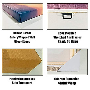 Zlove 3 Pieces Bathroom Canvas Wall Art Wash Flush Soak Bath Tub Toilet Sink with Daisy Flower Picture Print Decoration Stretched and Framed Ready To Hang 12x16inchx3pcs