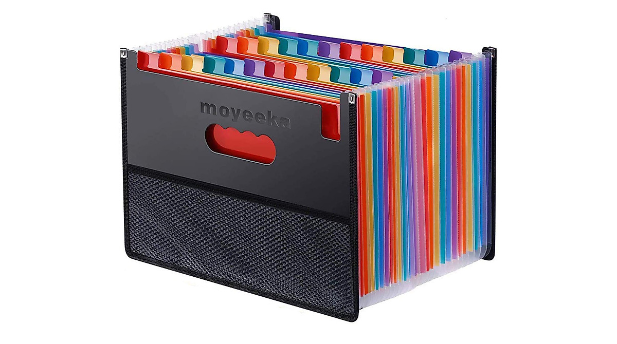 24 Pocket Expanding File Folder for A4 & Letter Documents
