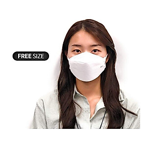 [20Packs] KF-94 - Face Protective Mask for Adult (White) [Made in Korea] [20 Individually Packaged] KN FLAX Premium KF-94 Certified Face Safety White Dust Mask for Adult [English Packing]