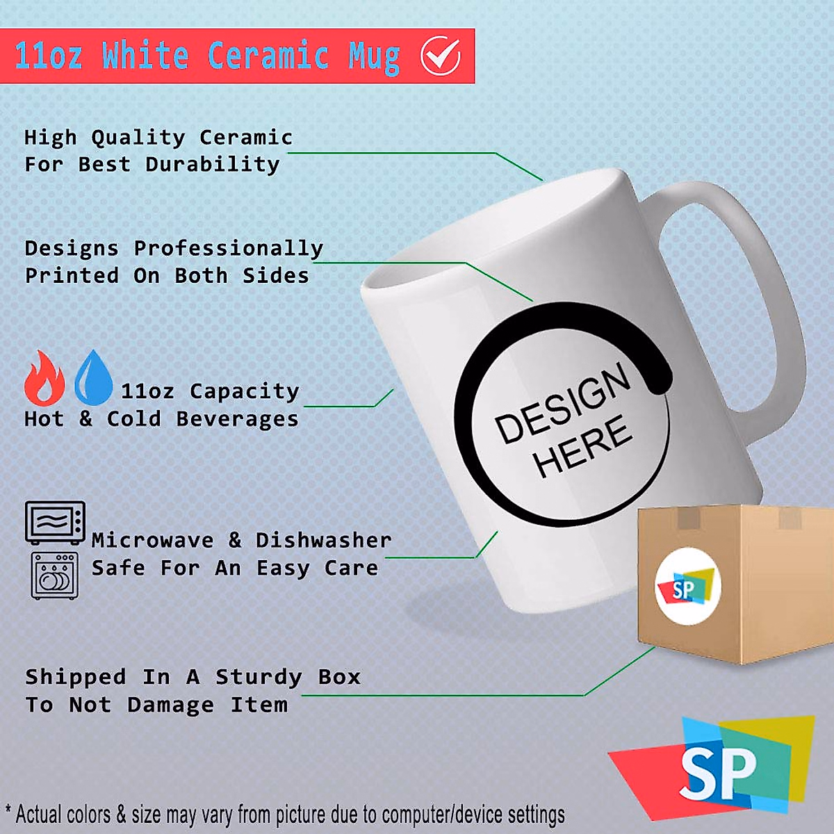 Q Initial Monogram Personalized Letter Q Ceramic Mug Coffe Cup Holiday Christmas Hanukkah Gift For Men & Women