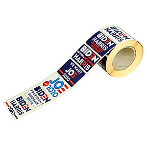 Biden Harris 2020 500 Pcs Role Stickers - 8 Patterns Biden Harris Sticker - Joe Biden Sticker -Kamala Harris Sticker for car Stickers, Bumper Stickers, Bags, Windows- No Malarkey