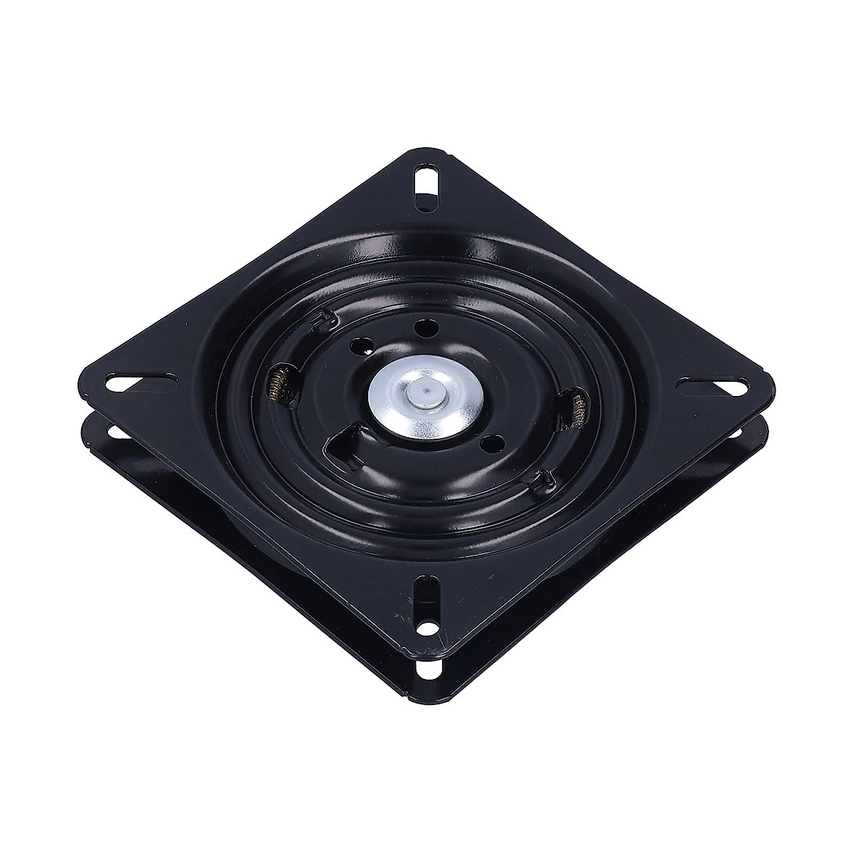 Stool Rotating Base Square Swivel Replacement, Smoothly and Quietly, High Hardness Dual Bearings Run Ball Bearing Swivel Plate, Swivel Seat Base, 7 Inch for Recliner Chair and Bar Stool