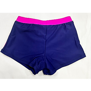 KKmeter Kids Girls 2pcs Dance Outfit Racer Back Crop Top with Shorts Clothing Sets for Sport Gymnastic Dancing Swimming (Rose, 5-6)