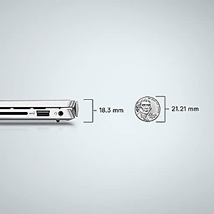 Dell Inspiron 16 5625 Small Thin & Light Portable Laptop - 16 inch FHD+ (1920 x 1200) Display, AMD Ryzen 7 5825U, 16GB DDR4 RAM, 512GB SSD, Radeon Graphics, Bluetooth, Windows 11 Pro - Silver