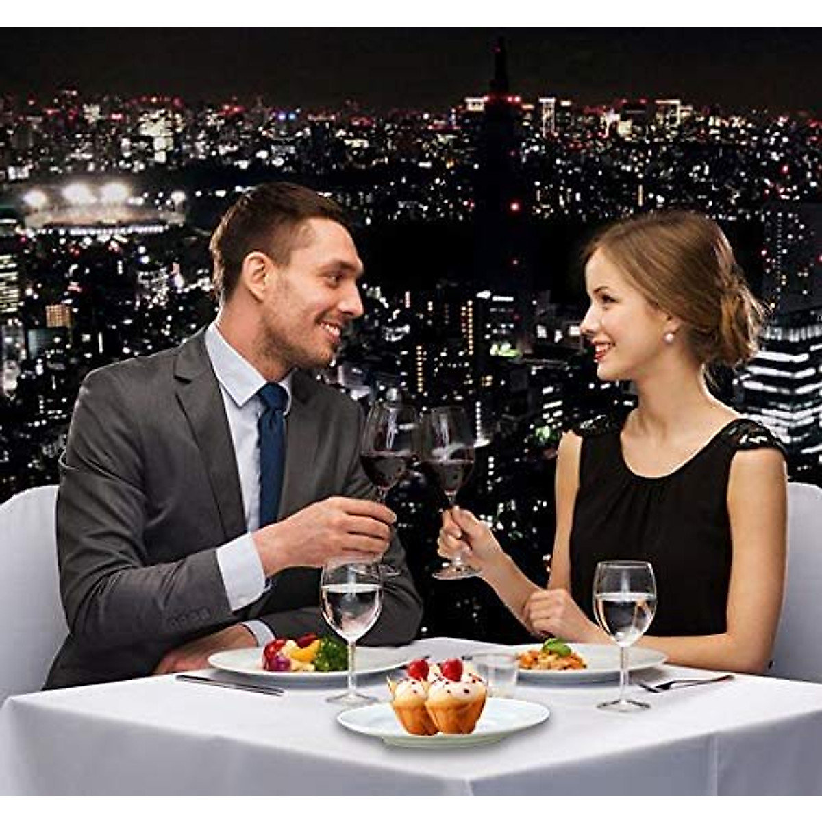 150PCS Tulip Cupcake Liners,Natural Baking Cups Muffin Cupcake Grease-Proof Wrappers for Wedding, Birthday Party,Christmas(Blue,Natural,White)