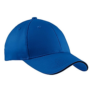 Port & Company Sandwich Bill Cap 20F Royal/Black