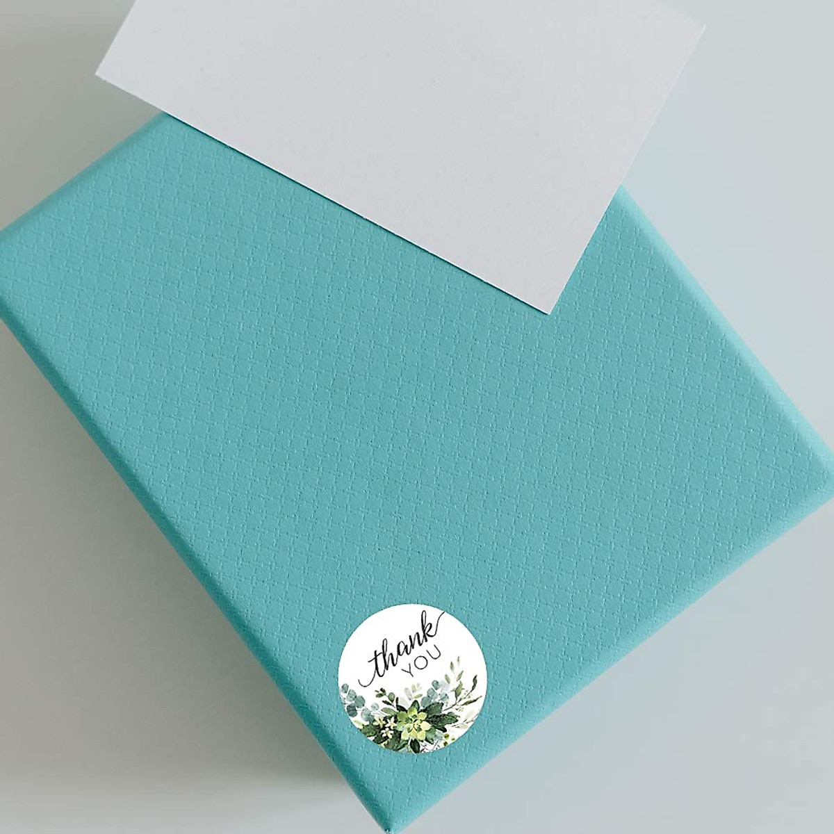 Floral Thank You Sticky Label Water Color Flower Design 500 Labels per Roll for Birthdays 1.0inch for Wedding Birthday Party Business (A7)