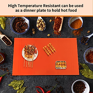 Cuttable Silicone Griddle Protect Mat for Blackstone,Compatible with Blackstone 36", 30",28" Models, Protect Mat for Blackstone Griddle,All Season BBQ Grill Mat Protective Cover