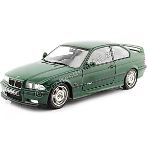 Solido S1803907 1:18 1995 BMW E36 Coupe M3 GT-British Racing Green Porsche Collectible Miniature car
