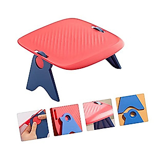 Cabilock 1 PC Space-Saving Double-Layer Saver Rack Simple Home for Plastic Shelf Assembly Space Shoe Blue Creative Holder Household Organizer Red Slots Require Storage Stand