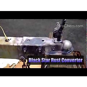 MRO Chem Black Star Rust Converter - Converts Rust on Any Steel Surface - 1 Gallon
