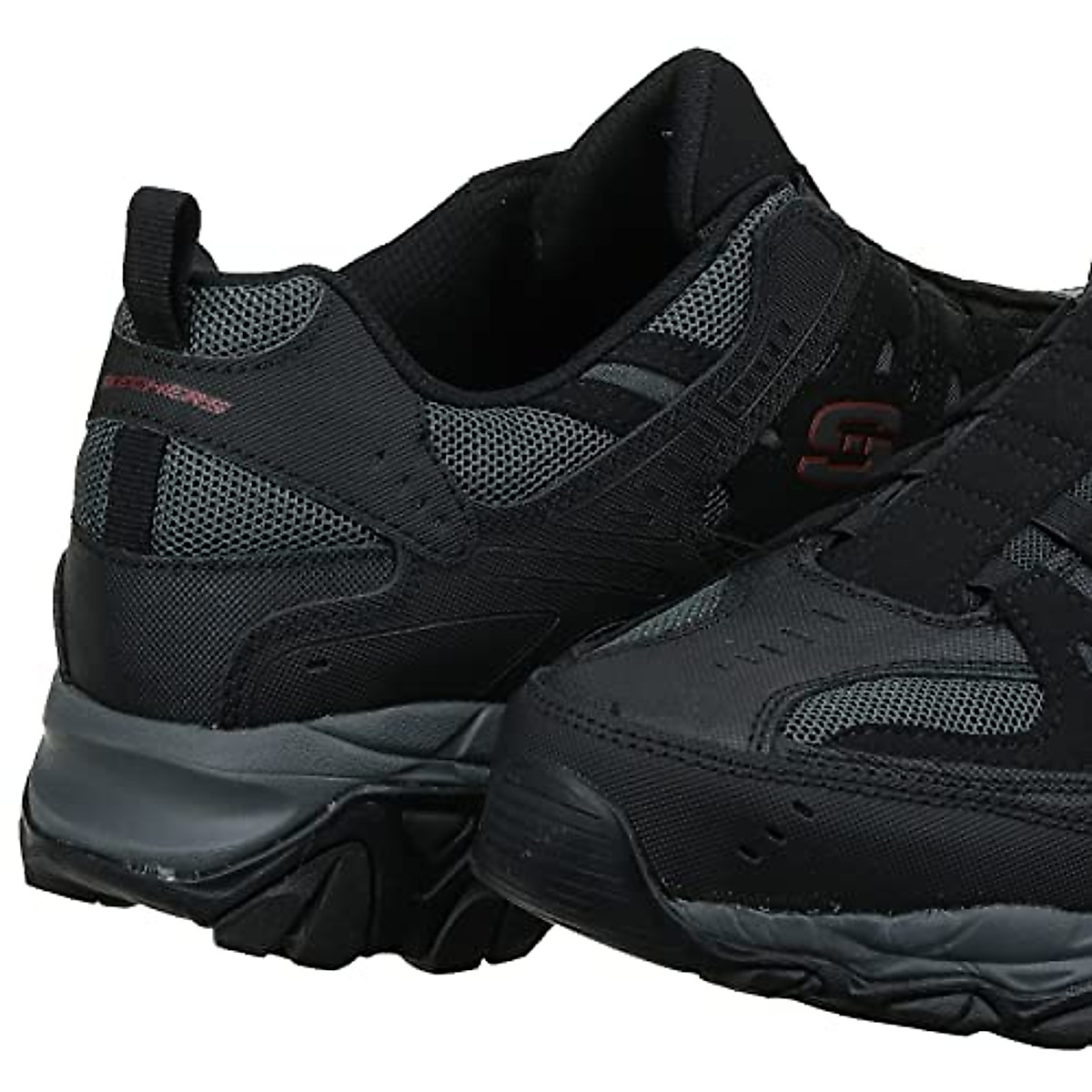 Skechers mens After Burn M. Fit Loafer, Black/Charcoal, 12 US, 51866-076