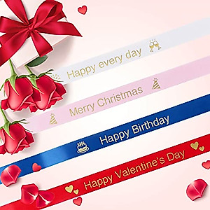 KCMYTONER Compatible for Brother P-Touch Ribbon Refills TZe-RW34 TZe-RN34 TZe-RE34 TZe-R234 Satin Ribbon Label 1/2" 12mm for Embellish Ribbon & Tape Printer PT-D215e PT-D210 D400 D600 H100, 4-Pack