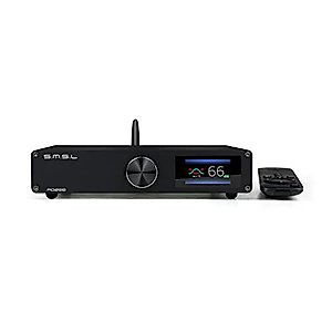 SMSL AO200 Digital Power Amplifier MA12070×2 Chip 150W×150W USB/XLR/RCA Input 2 Channel HiFi Desktop Amp with Remote Control for Subwoofer/Passive Speaker