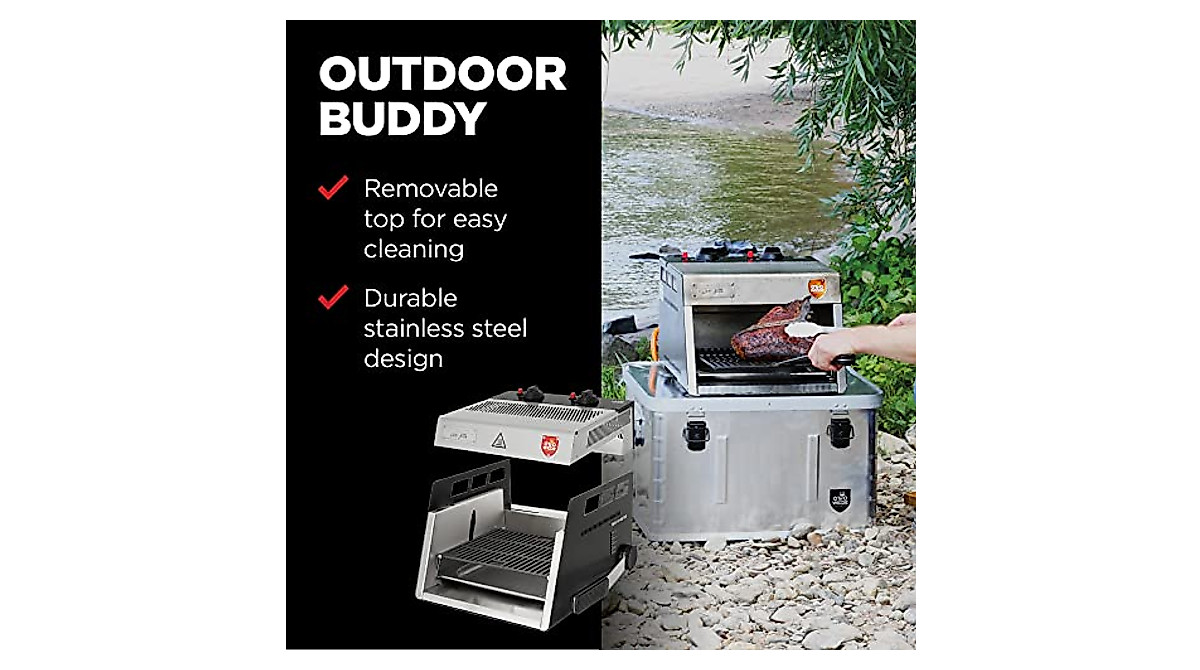 Otto Grill Original: 1500°F Infrared Steak Grill in 3 Mins