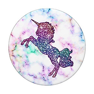 Rainbow Unicorn PopSockets PopGrip: Swappable Grip for Phones & Tablets
