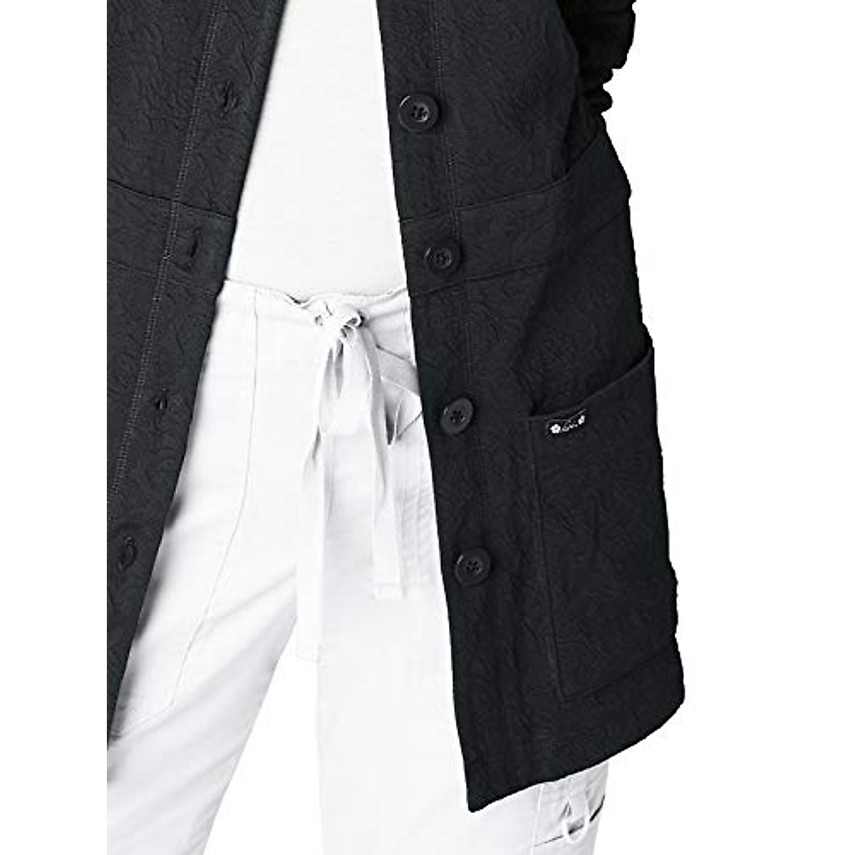 KOI 440 Women's Claire Knit Jacket Black L