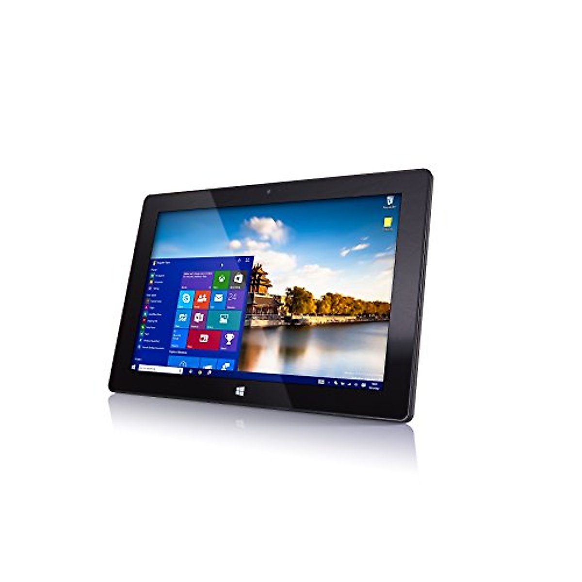 Fusion5 10" Windows 11 Pro FWIN232 Plus S1 Ultra Slim Windows Tablet PC - (4GB RAM, USB 3.0, Micro HDMI, Intel Quad-Core CPU, IPS HD Display, 5MP and 2MP Cameras, Bluetooth 4.0, Windows 11) (64GB)