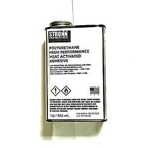 32oz Polyurethane Heat Activated Adhesive Glue Contact Cement for Automotive Upholstery & Shoe Sole 1qt STRONN SAR 306