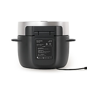 BALMUDA 3Go (450 g) electric cooker "The Gohan" K03A-BK（Black）