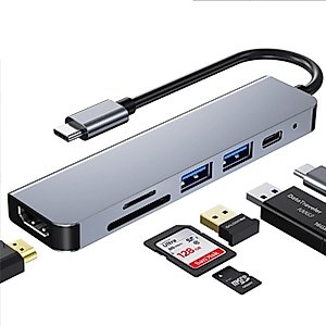 Type‑C Docking Station Adapter Intelligent Easy Docking Station Adapter Hub Adapter for Travel Home