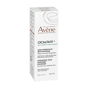 Eau Thermale Avène Cicalfate+ Hydrating Skin Recovery Emulsion - Post-Procedure & Post-Tattoo Restoration - Postbiotic Skincare - Non-Comedogenic & Paraben-Free - 1.3 fl. oz.