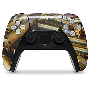 WraptorSkinz Skin Wrap compatible with Sony PS5 DualSense Controller Bullets (CONTROLLER NOT INCLUDED)