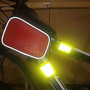 Qomovo DOT High-Intensity Fluorescent Yellow Reflective Tape Conspicuity Safety Warnning Adhesive Tape(1in x 15ft)