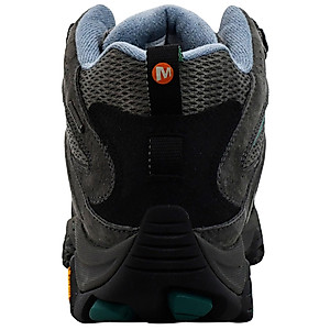 Merrell Women's J035850 Moab 3 MID WP Waterproof Hiking Shoe, Granite/Marine, 8 M