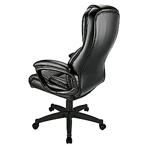 Realspace Fennington High-Back Bonded Leather Chair