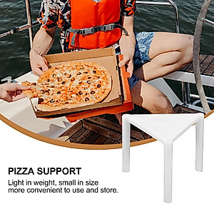 UPKOCH 100pcs Pizza Saver Tabletop Pizza Saver Pizza Tripod Pizza Box Saver Stand Tripod Stack