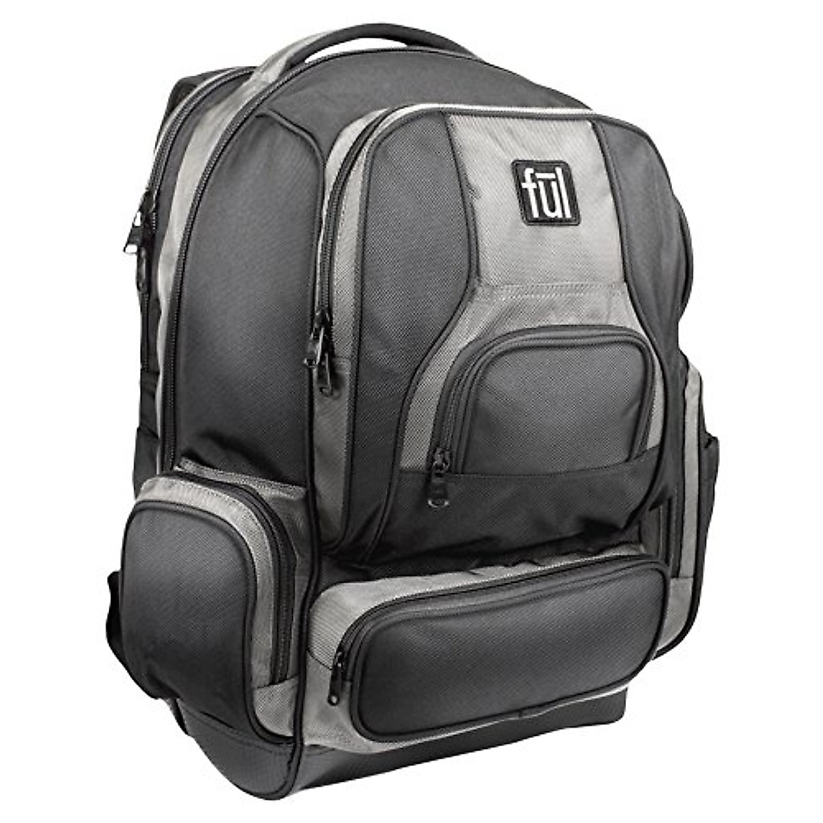 FUL Big Easy 17 Inch Sleeve Laptop Backpack, Padded Computer Bag for Commute or Travel, Black