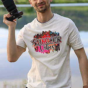 Tintnut Splash Heat Transfer Vinyl Roll - 12 Inch * 5ft Mutilcolor Watercolor Ink Patterned HTV Splatter Iron On Vinyl DIY T-Shirts Hats Clothes Canvas Bags for Cricut or Silhouette Cameo