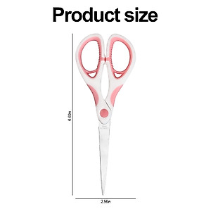 Multipurpose Pink Scissors Ergonomic Comfort-Grip Shears Stainless Steel 6.9 Inches Office Scissors for Fabric Cutting, Home, Leather Arts Crafts Scissors (Pink)