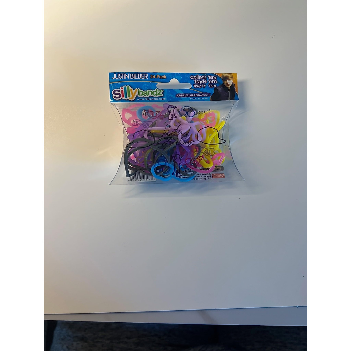 Silly Bandz Shaped Rubber Bands Bracelets 24Pack Justin Bieber