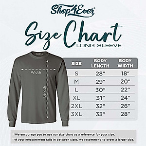 shop4ever Trump Flag 2024 Long Sleeve Shirt Large Charcoal