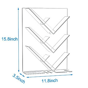 NIUBEE Bathroom Shower Caddy, Acrylic Shower Organizer with Suction Cup, Rust Proof and No Drilling, Sturdy and Durable, Great for Shampoo Bottles