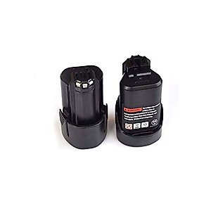 FCQLR Compatible for 10.8V Li-ion Rechargeable Battery 3.0Ah Replace for 12V Bosch Cordless Electric Drill Screwdriver GOS 10.8 V-LI