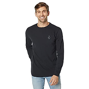 Volcom Men's Stone Tech Long Sleeve Quick Drying Tee, Black, XX-Large