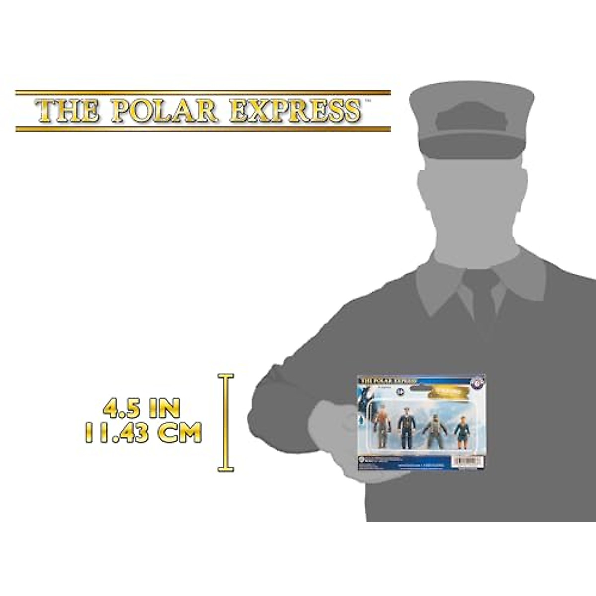 Lionel Warner Brothers The Polar Express Four Piece Miniature People Pack Model Train Accessory (624203)